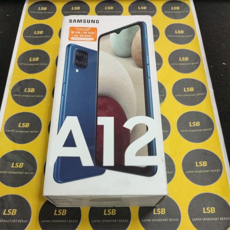 Jual DUS BOX HANDPHONE SAMSUNG A12 A125F/DS ORIGINAL BEKAS L | Shopee Indonesia