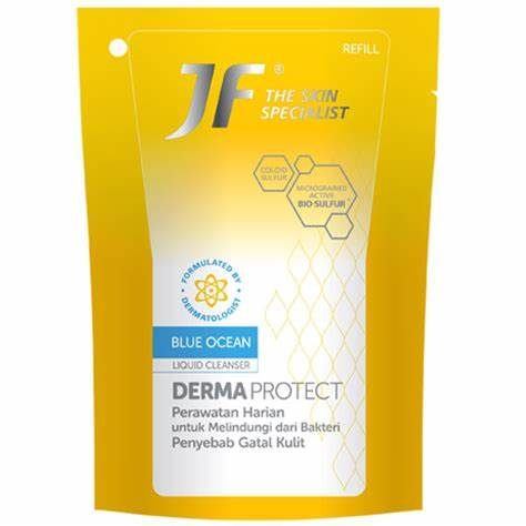 Jual Jf derma protect blue ocean cleanser liquid pouch 200ml | Shopee ...