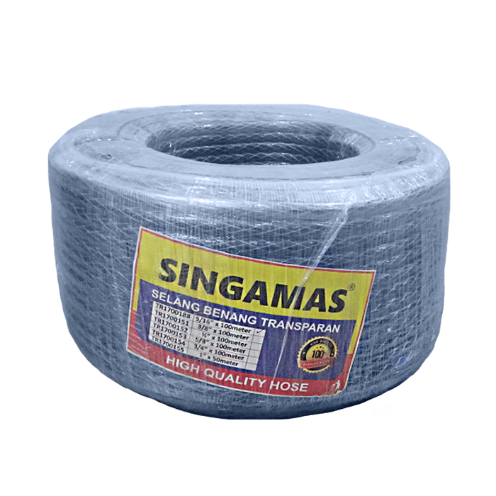 Jual SINGAMAS Selang Air PVC Benang Transparan 5/16 Inch x 100 Meter ...