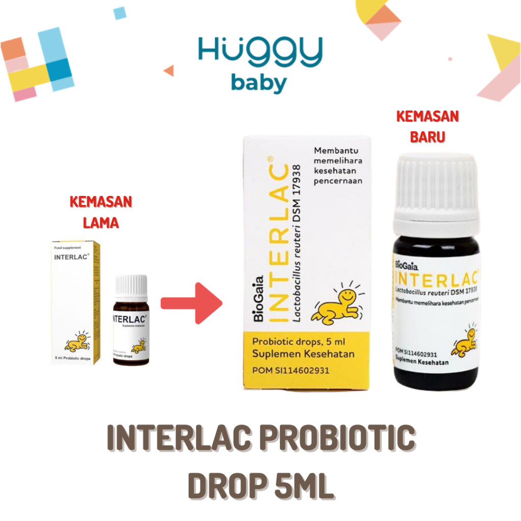 Jual Interlac Probiotik Drops 5ml Probiotic BioGaia | Shopee Indonesia