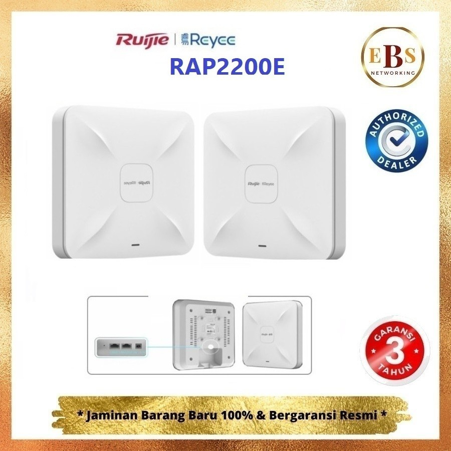 Jual RG-RAP2200E RAP2200E RAP2200 AC1300 Dual Band Ceiling AP | Shopee ...