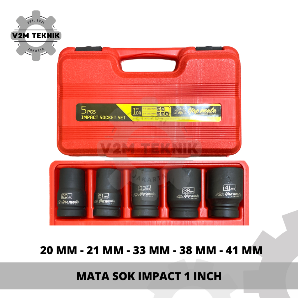 Jual TJAP MATA Mata Sok Impact 1 Inch (SET 5 pcs) / Mata Shock Impact 1 ...