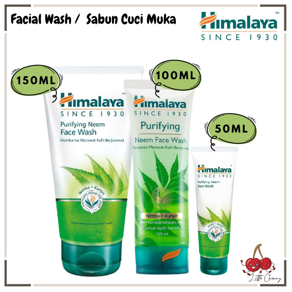 Jual Himalaya Purifying Neem Face Wash 100ml Sabun Cuci Muka Untuk