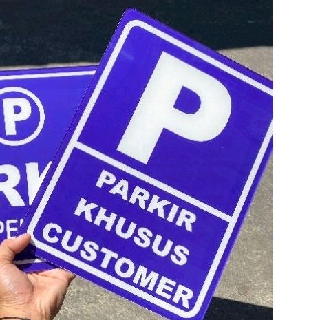 Jual Stiker / Akrilik Parkir Khusus Customer | Shopee Indonesia