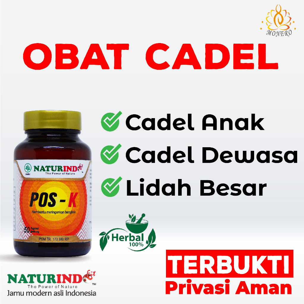 Jual Obat Cadel R Anak Dewasa Gangguan Bicara Tongue Tied Herbal ...