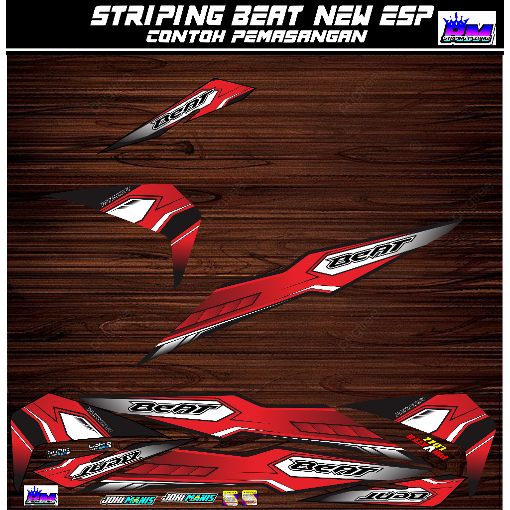 Jual STRIPING BEAT ESP VARIASI LIST SIMPLE VARIAN | Shopee Indonesia