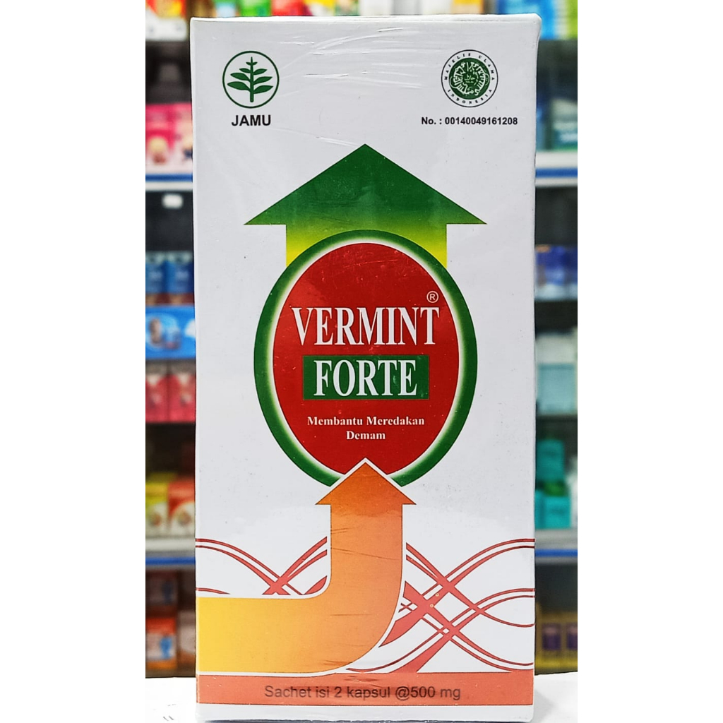 Jual Vermint Forte 𝟏 𝐁𝐎𝐓𝐎𝐋 𝐈𝐒𝐈 𝟑𝟎 𝐊𝐀𝐏𝐒𝐔𝐋 - Meredakan Demam | Shopee ...