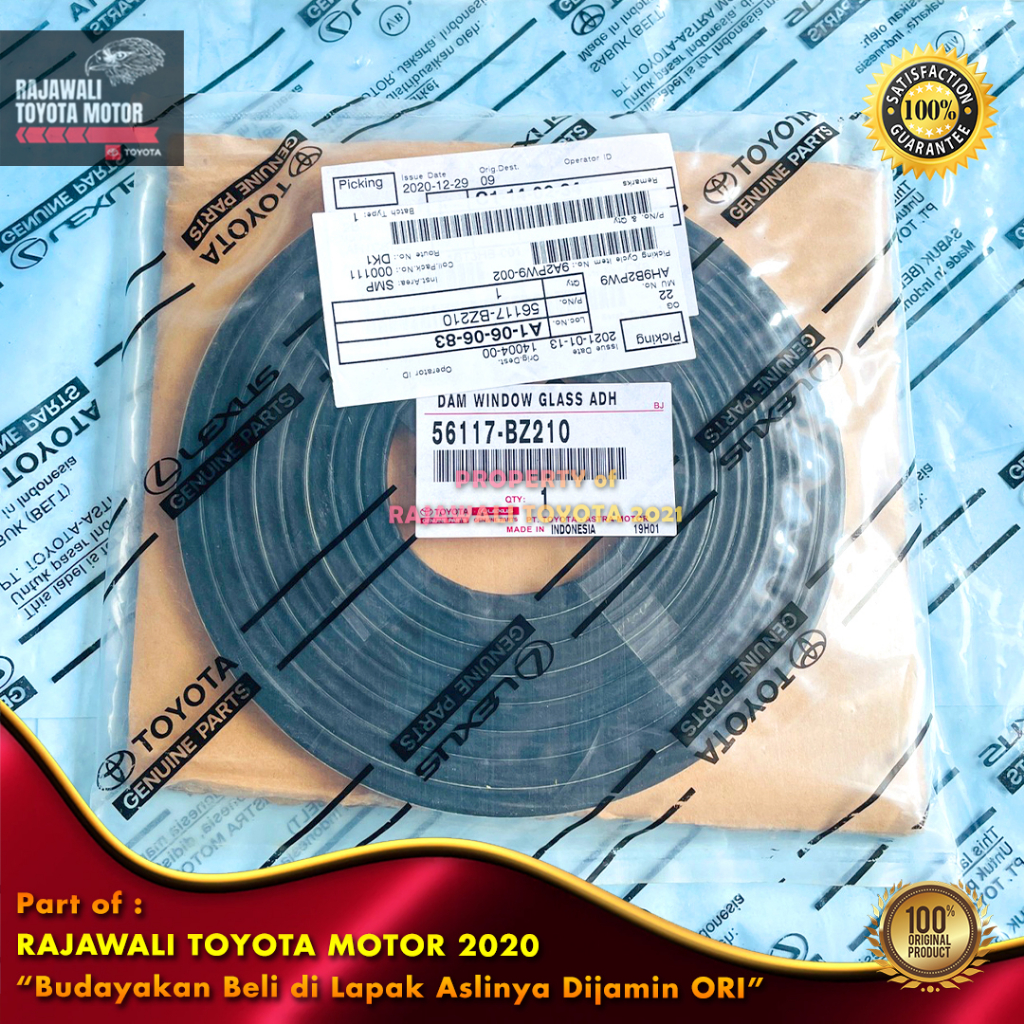 Jual Karet Dam Kaca Depan Besar All New Rush & Terios 2018-UP ...