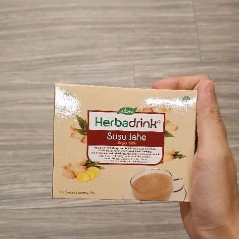 Jual Herba Drink minuman herbal herbadrink rasa SUSU JAHE ( isi 5 ...
