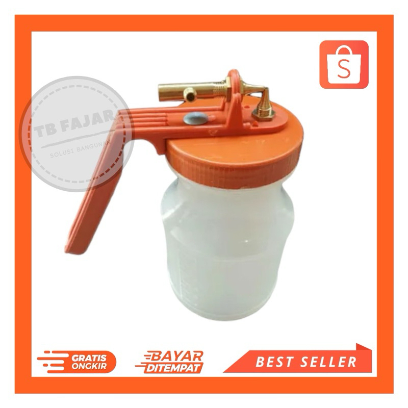 Jual Botol Spray Gun Sped Tabung Cat Semprotan Plastik / Ujung Kuningan ...