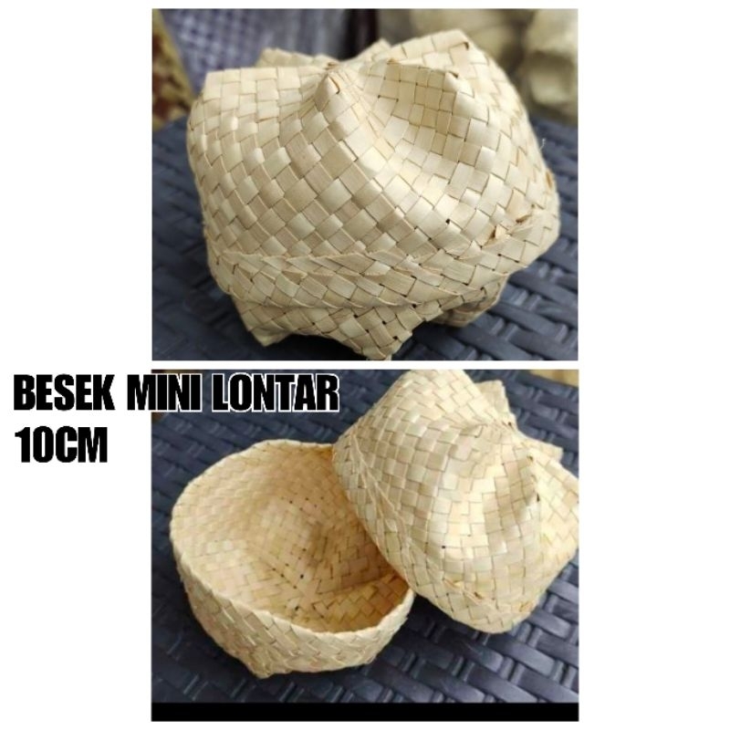 Jual BESEK LONTAR MINI - WADAH SUVENIR | Shopee Indonesia