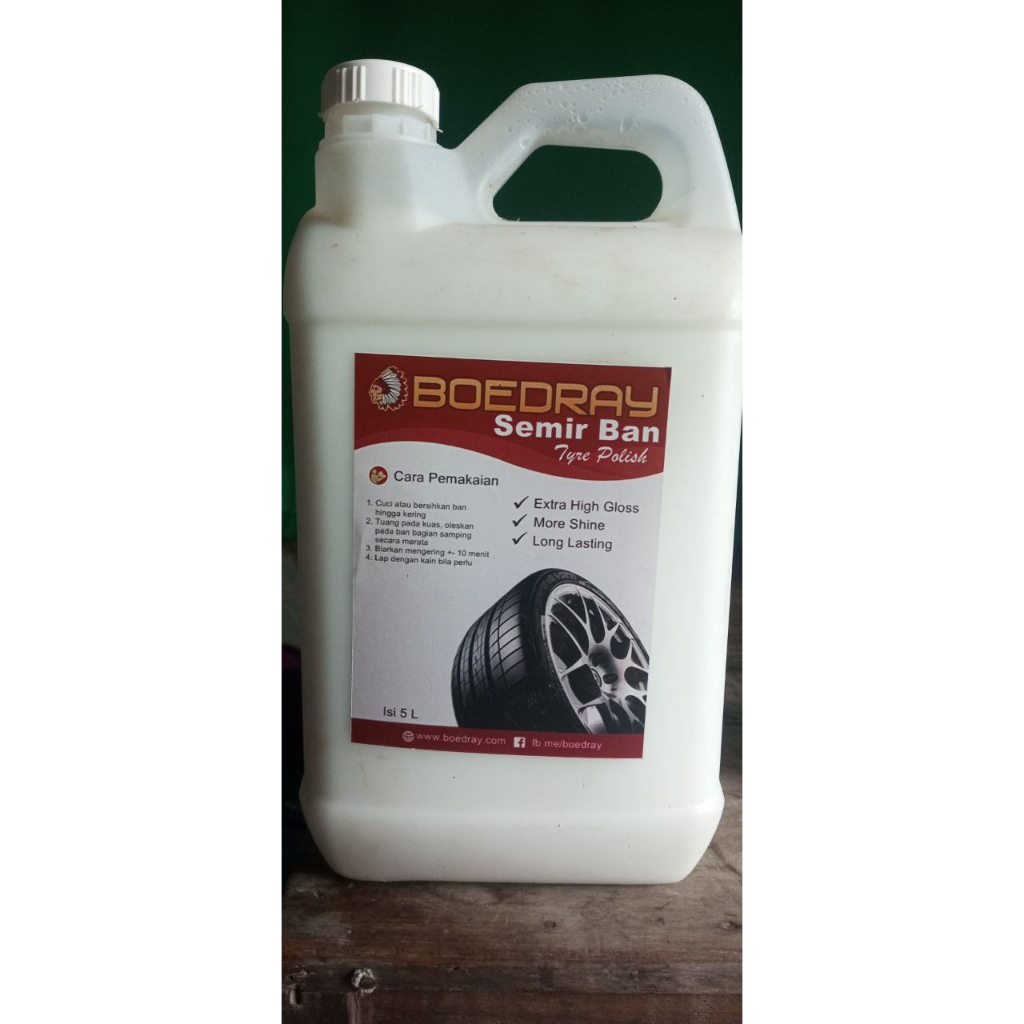 Jual Boedray Tyre Polish Semir Ban 5L | Shopee Indonesia