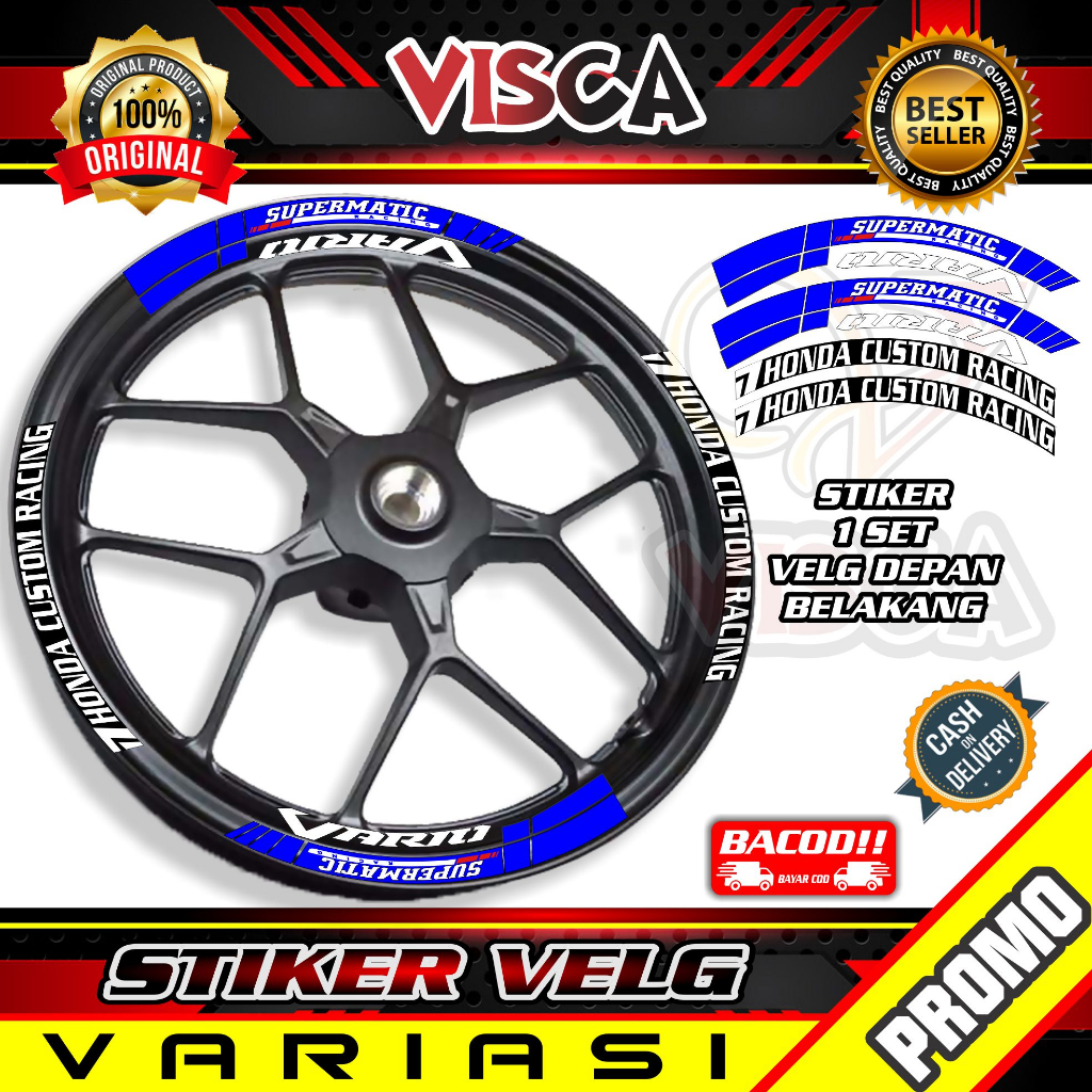 Jual Stiker Velg List Velg Motor Stiker Velk Vario Ring 14 Vario ...