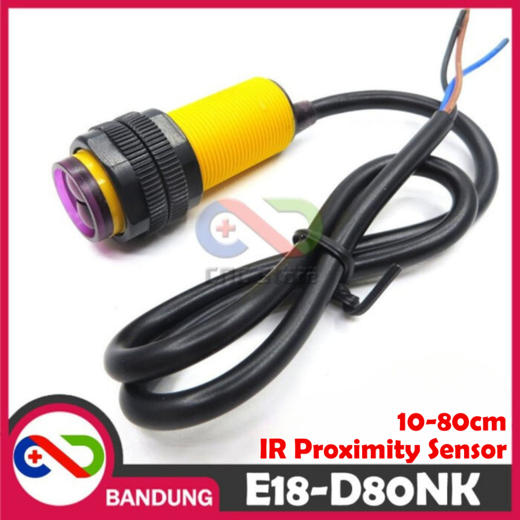 Jual E18-D80NK SENSOR JARAK ADJUSTABLE INFRARED SENSOR SWITCH 10-80CM ...