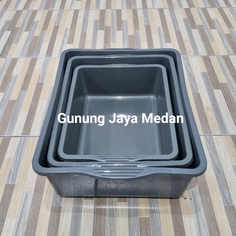 Jual Baskom Segi Wadah Petak Serbaguna Rendam Kaki Pasir Kucing Bak ...