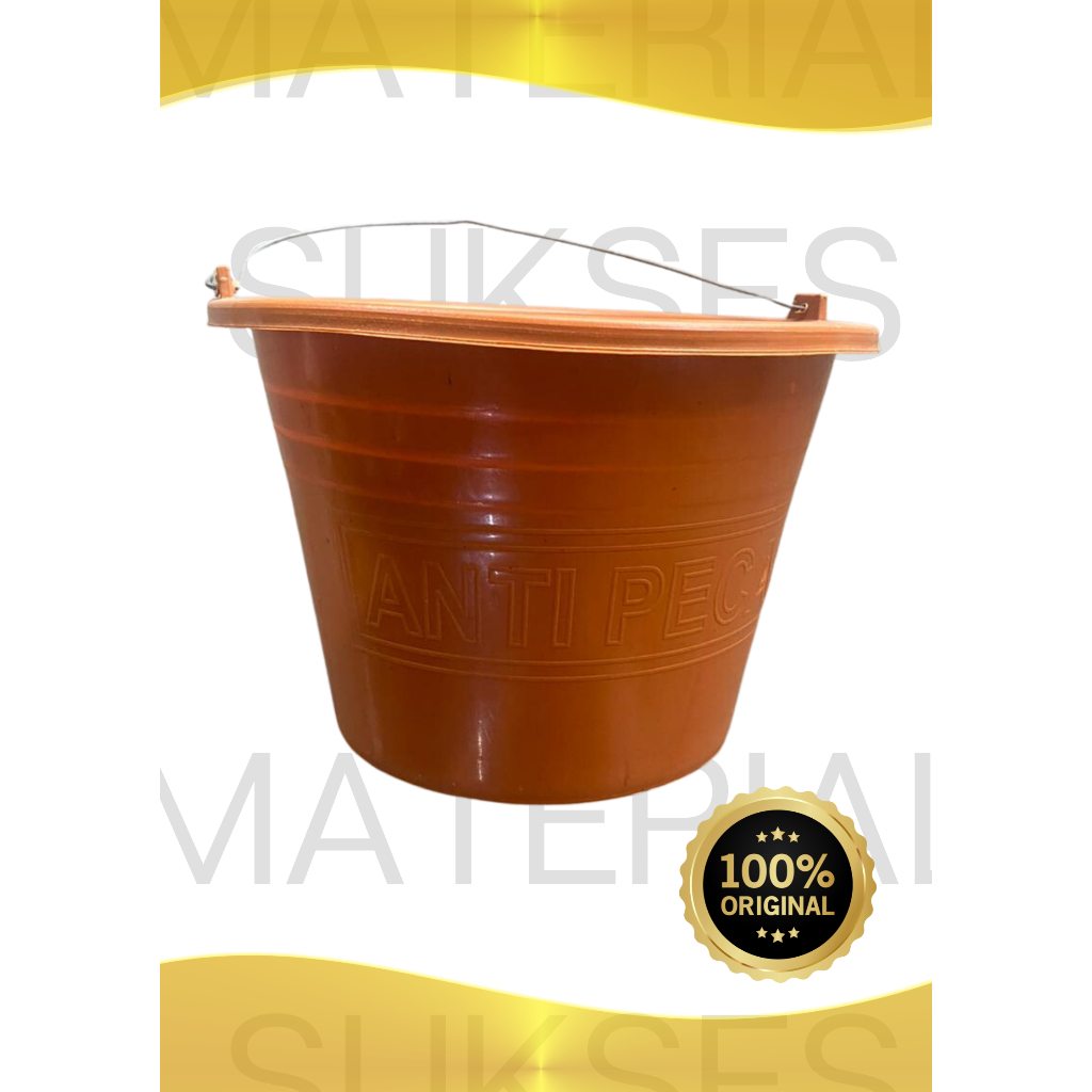 Jual EMBER COR OREN MERAH KECIL ANTI PECAH | Shopee Indonesia