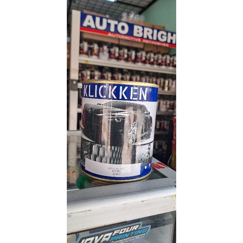 Jual Klicken kcs6621 Silver metalik / Cat duco 1 Liter | Shopee Indonesia