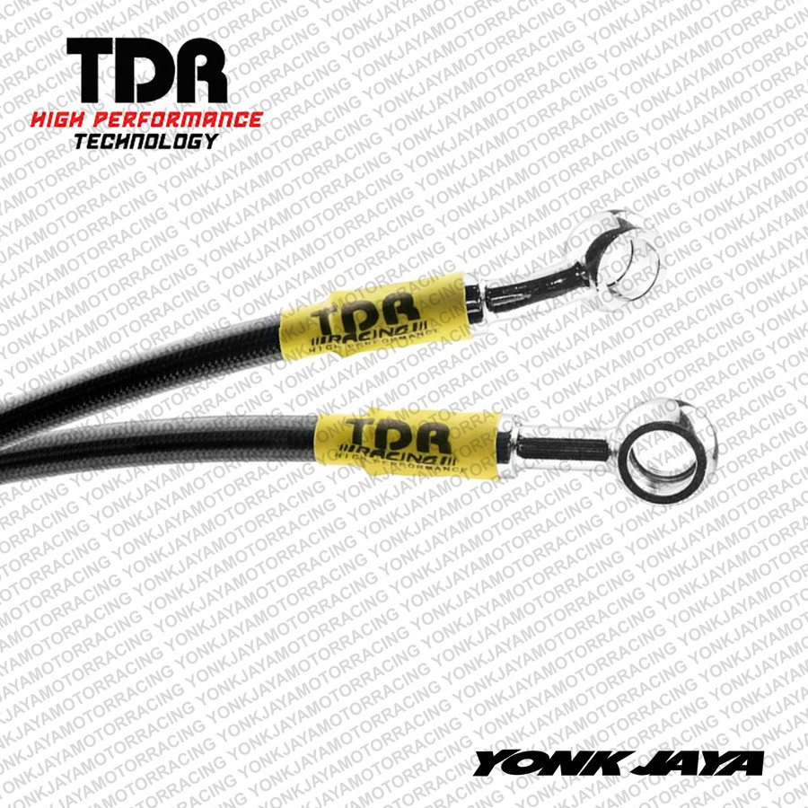 Jual SELANG REM TDR 110CM BLACK CARBON | Shopee Indonesia