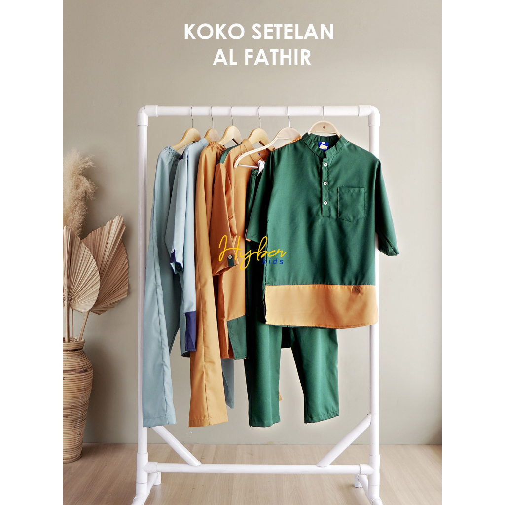 Jual Kemko Setelan Al-fathir lengan 3/4 Koko Setelan Anak Usia 8-16 ...
