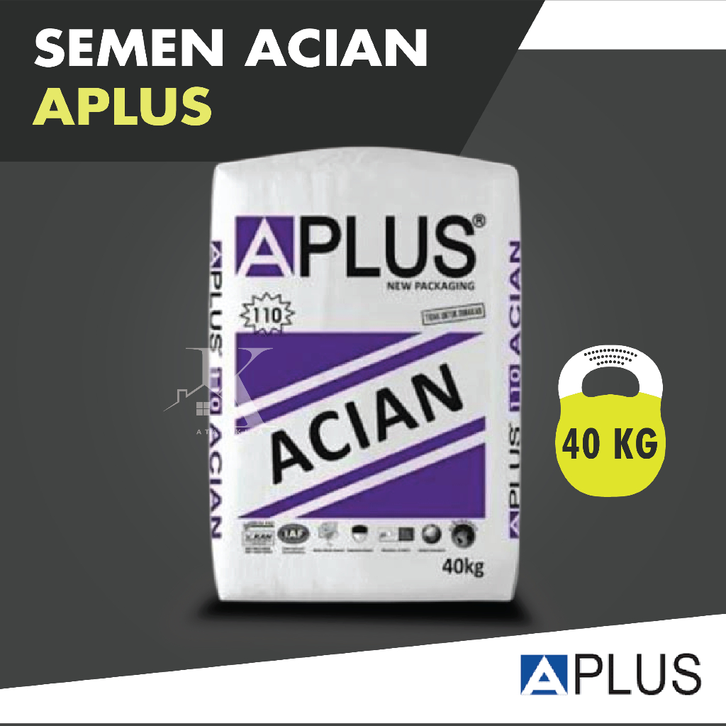 Jual Semen Acian Aplus 40 Kg / Mortar Acian Aplus A110 / Aplus Mortar ...