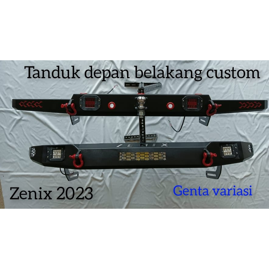 Jual Bumper Mobil Offroad Custom Plus LED Towing Pengaman Belakang Dan ...