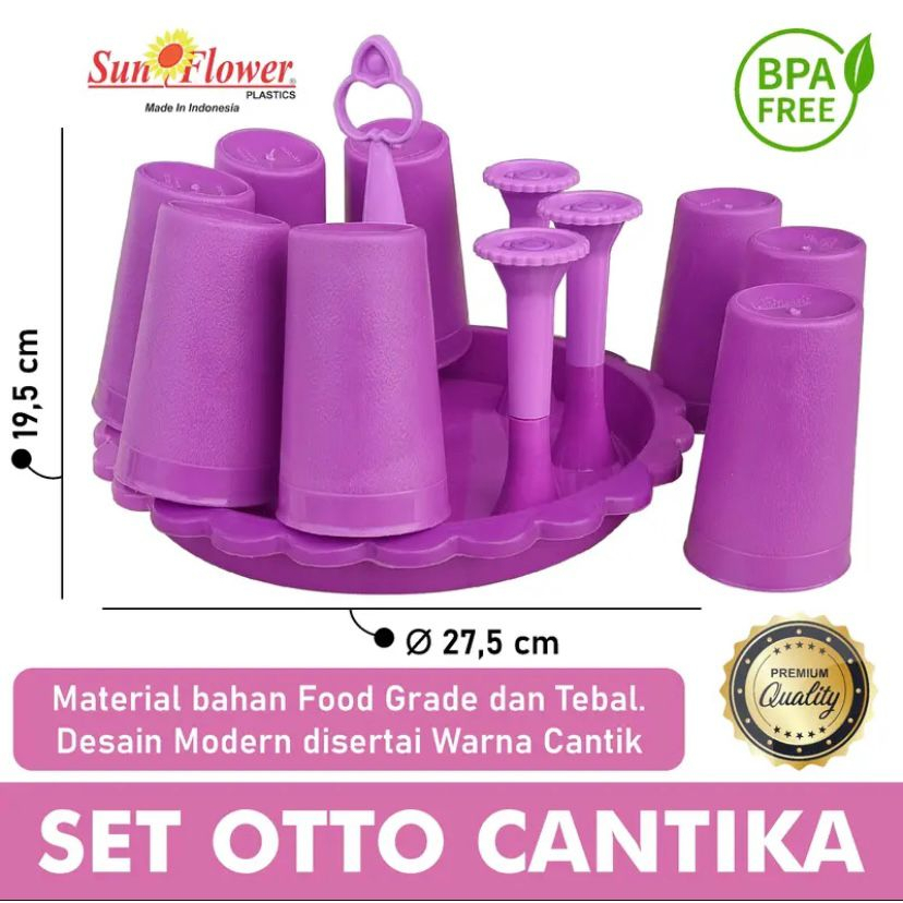 Jual 1 Set Tempat Gelas Plus Gelas 8 pcs Cantika / Tempat Gelas / Gelas ...