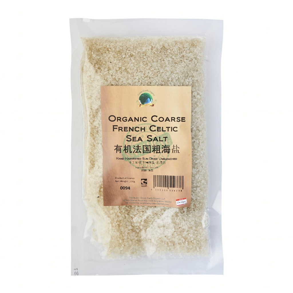 Jual Green Earth Organic Celtic Sea Salt (Coarse) 200g | Shopee Indonesia