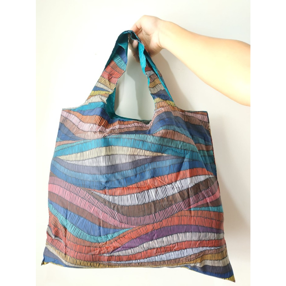 Jual Shopping Bag Lipat Totebag Ecobag Jajan Pasar Tas Belanja Batik | Shopee Indonesia