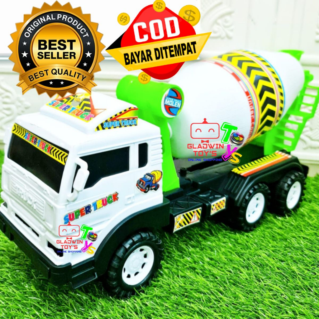 Jual MOBIL TRUCK KONSTRUKSI MOLEN DAN TANGKI PERTAMINA BESAR MAINAN ...