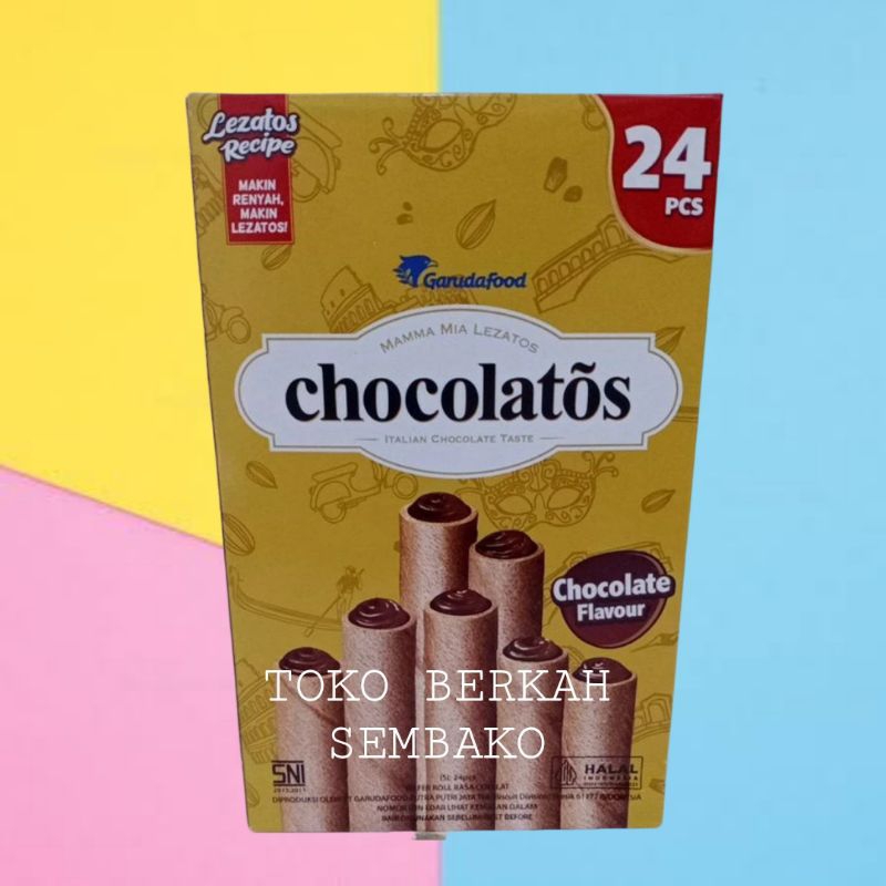 Jual Chocolatos Wafer Chocolate Flavour 24pcs Uk BESAR -1 BOX | Shopee ...