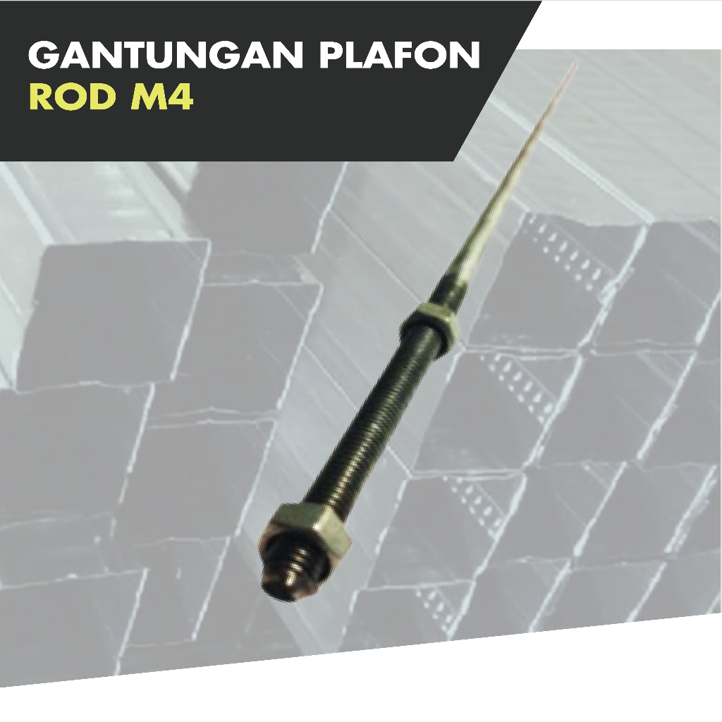Jual Rod M4 / Gantungan Rangka 75 cm / Rot Drat / Gantungan Plafon ...