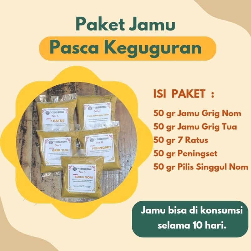 Jual Jamu Pasca Keguguran | Jamu Habis Kuret | Shopee Indonesia