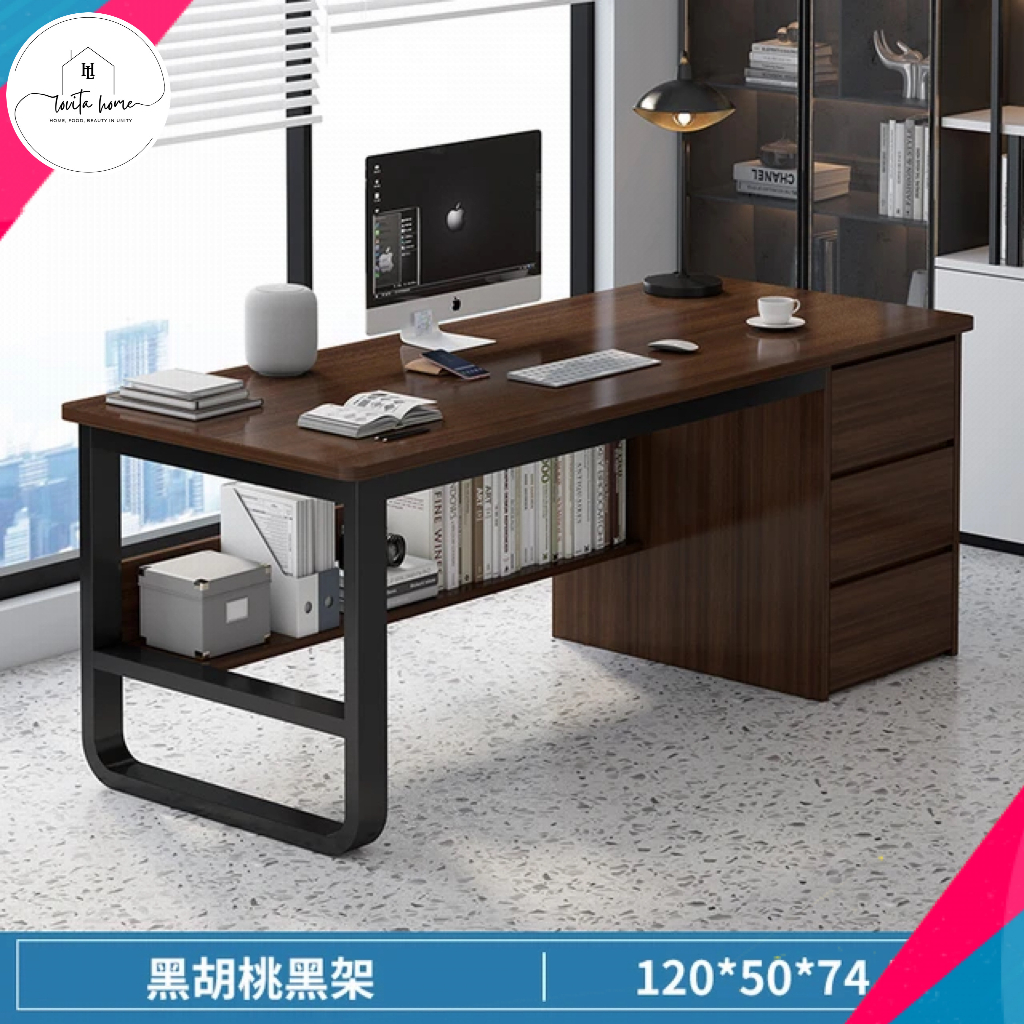 Jual Meja Kantor Luxury Elegan Dengan Laci / Drawer Desk Meja Komputer ...