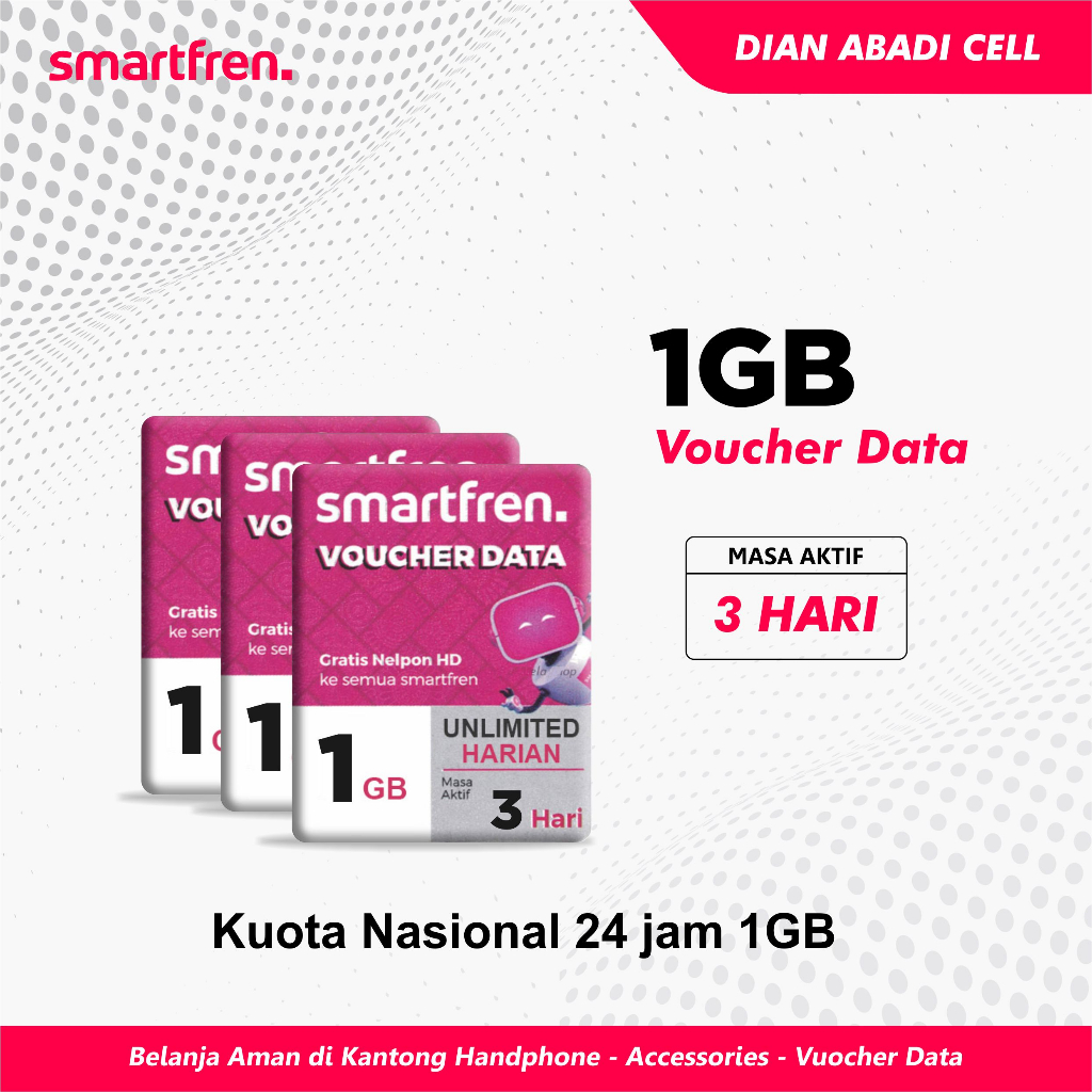 Jual Voucher Smartfren 1GB 3Hari | Shopee Indonesia