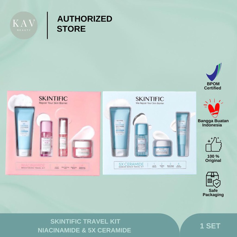 Jual Skintific Travel Size / Skintific Travel Kit Barrier Set ...