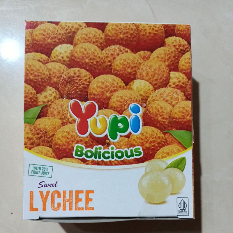 Jual YUPI BOLICIOUS LECHY 24PCS | Shopee Indonesia