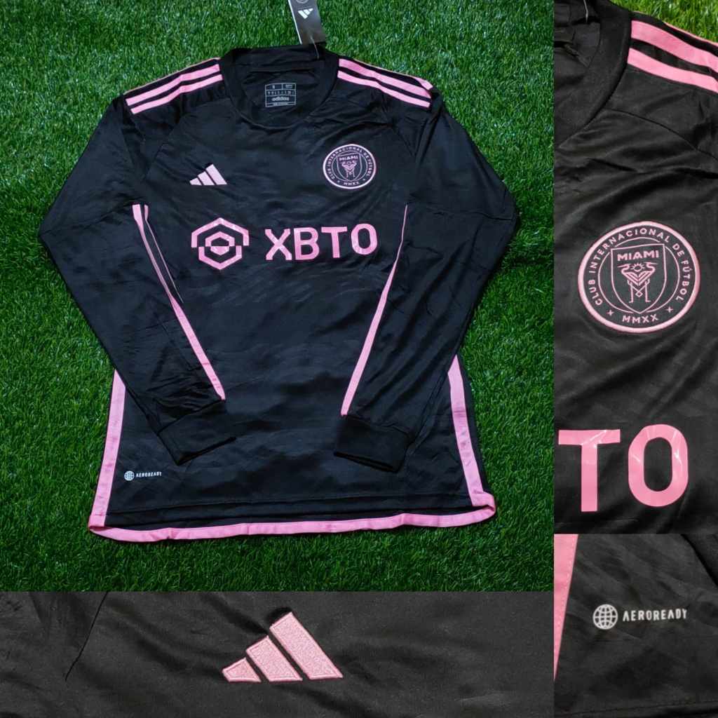 Jual JERSEY BOLA INTER MIAMI AWAY LONGSLEEVE 2023/2024 GRADE ORI ...