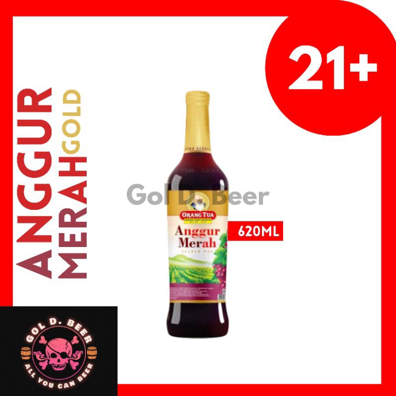 Jual Anggur Merah Gold Orang Tua 620ml | Shopee Indonesia