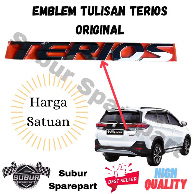 Jual Logo Emblem Tulisan TERIOS 2018 - 2023 Original | Shopee Indonesia
