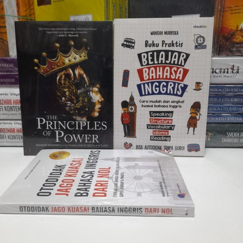 Jual Paket 3 buku the principles of power, praktis belajar bahasa ...