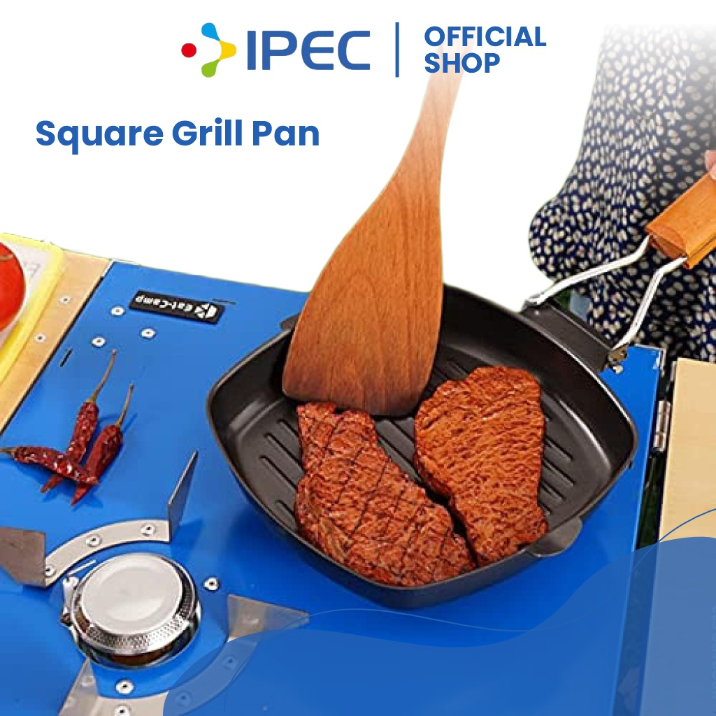Jual Panci Panggang BBQ Lipat Square Grill Pan 24 CM / Panci panggangan ...