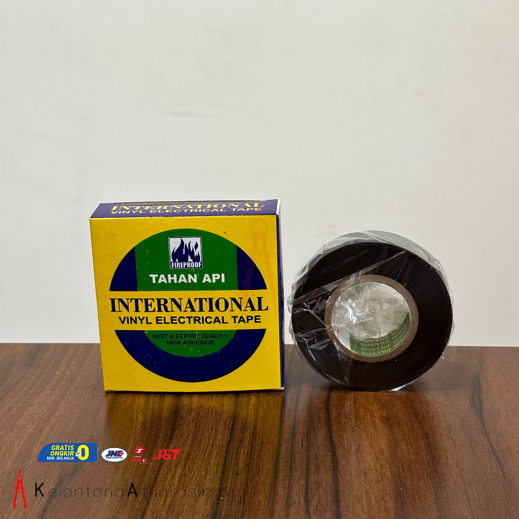 Jual Isolasi Listrik Hitam Vinyl International | Shopee Indonesia