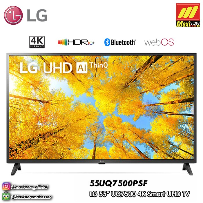 Jual LG 55UQ7500 LED 4K UHD Smart TV 55" [55 Inch] UQ7500 - Garansi Resmi | Shopee Indonesia