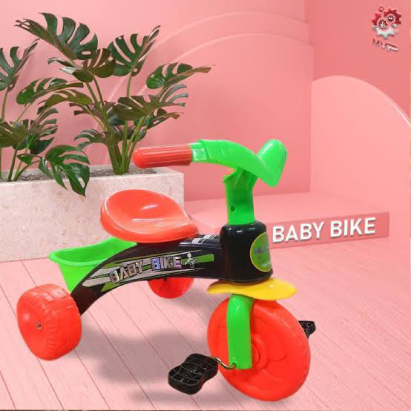 Jual (BISA COD) MAINAN ANAK SEPEDA RODA TIGA BABY BIKE / MAINAN SEPEDA ...