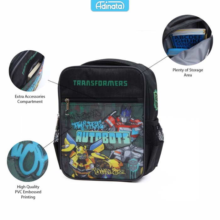 Jual Transformers Prime Backpack S - Adinata / Tas Anak / Tas Ransel ...