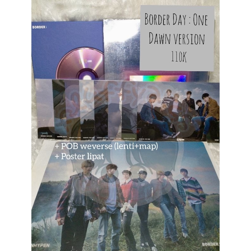 Jual Album Enhypen Border Day One Dawn version | Shopee Indonesia