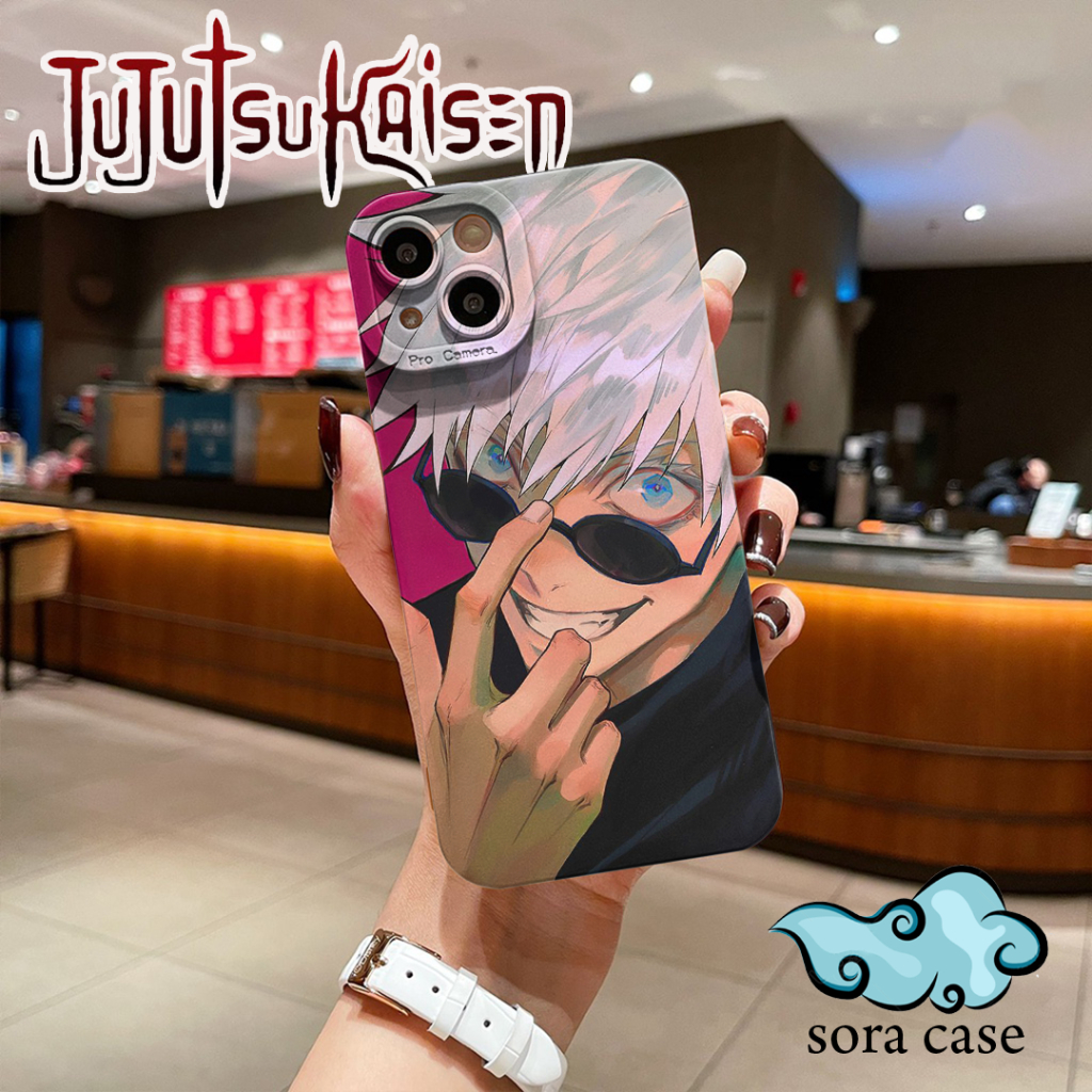 Jual Gojo Satoru Jujutsu No Kaisen Casing Hp Softcase for iPhone / Oppo ...