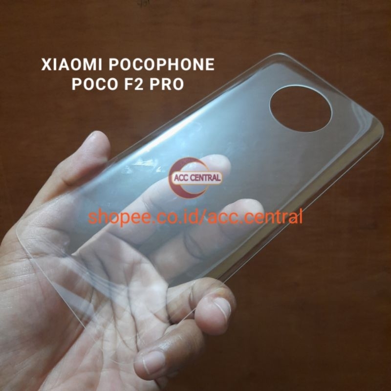 Jual Backdoor Transparan Xiaomi Pocophone Poco F2 Pro ( Backcover Back ...