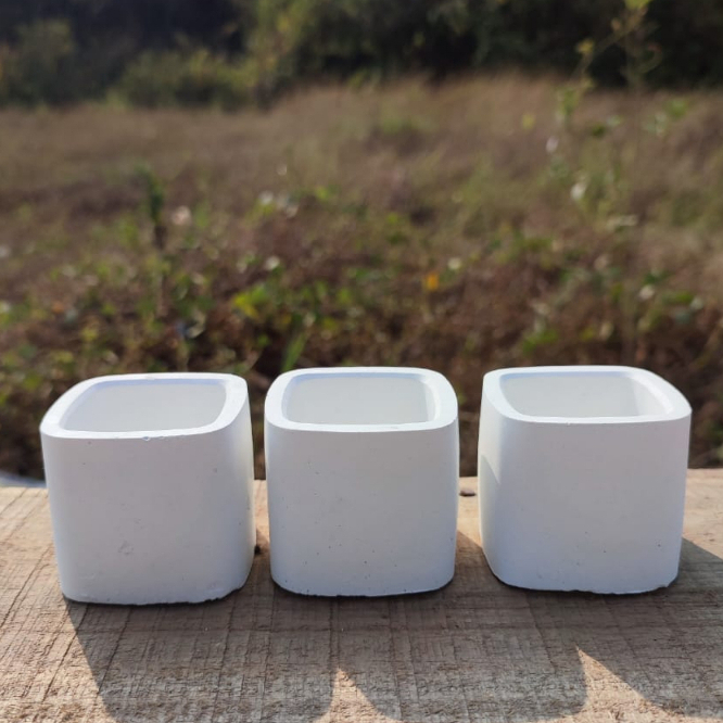 Jual Pot Semen Mini Kotak - Pot Kaktus - Mini Concrete Planter - Pot ...