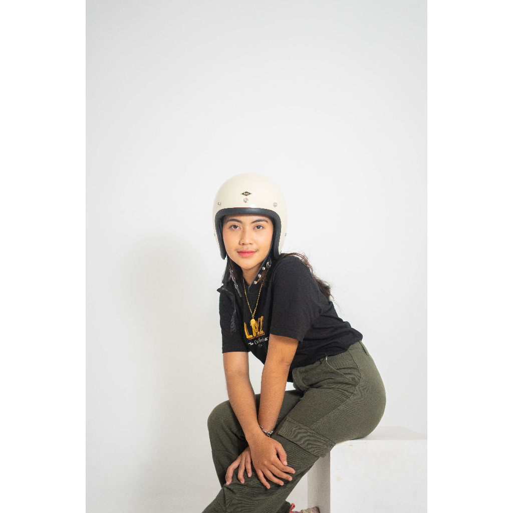 Jual Helm Slim Head tx500 Lazz Classic Klasik Original | Shopee Indonesia